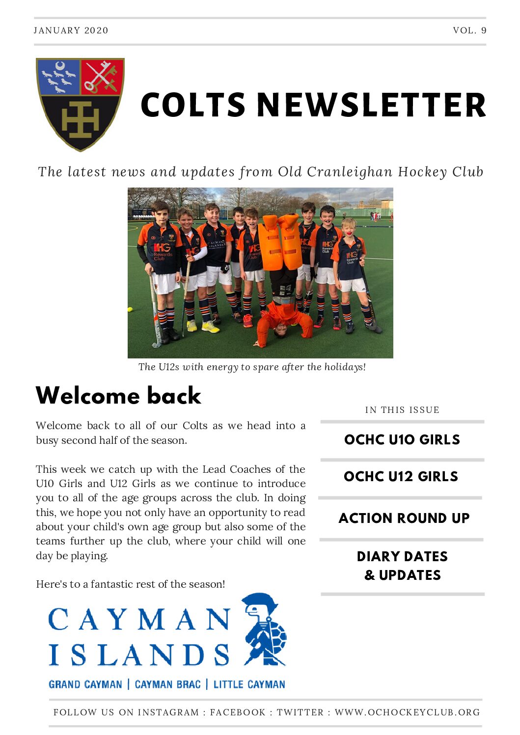 OCHC Newsletter 15 Jan 2020 - OC Hockey Club