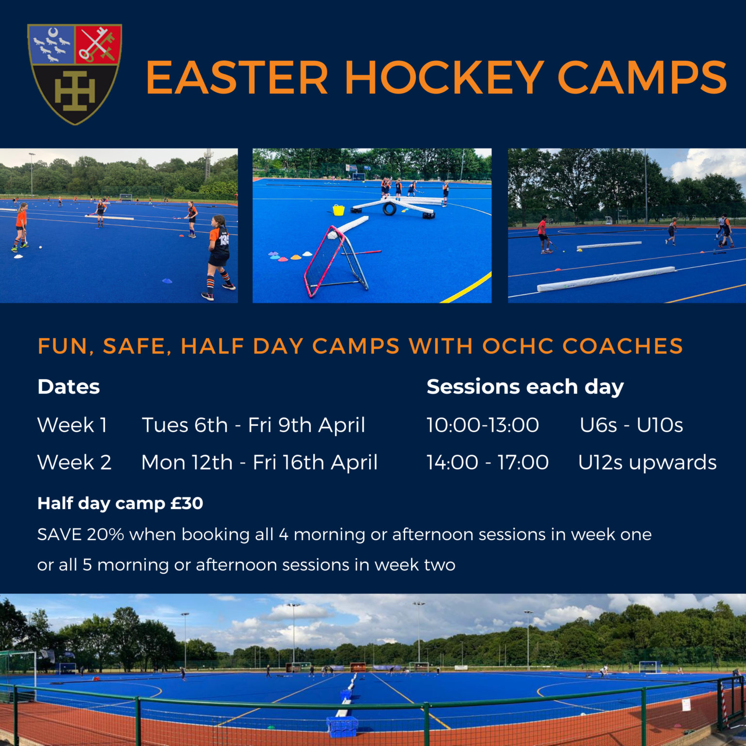 Book your Easter camps now! - OC Hockey Club